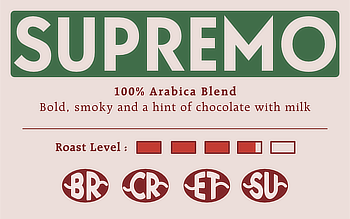 250g Supremo Blend – Highlander Espresso Bar